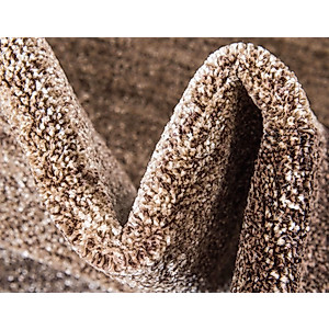 Unique Loom Del Mar Collection Area Rug - Abigail (7' 10" x 11' 4" Rectangle, Light Brown/ Beige)