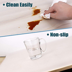 Shelf Liner, Non-Slip Cabinet Liner, Washable Oil-Proof for Kitchen Cabinet, Shelves, Refrigerator, Storage, Desks, 12 Inches x 20 FT, Non Adhesive Drawers Shelf Liner (12 Inches x 20 FT)…