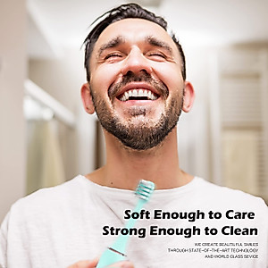 BeastRose Ultrasonic Electric Toothbrushes 5 Modes 5 Brush Heads USB Fast Charge Powered Toothbrush for Adults & Kids (Green)