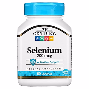 21st Century, Selenium, 200 mcg, 60 Capsules