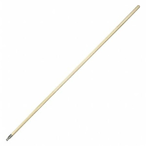 Threaded Broom Handle, 60" L, Wood (2 Pieces)