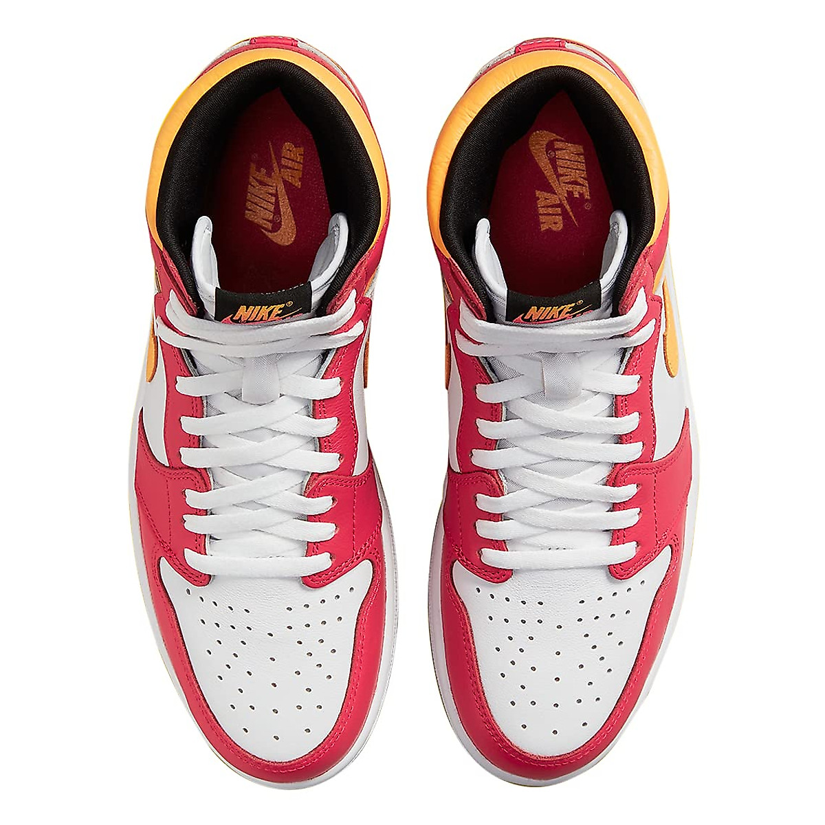 Nike Women's WMNS Air Jordan 1 Mid Trainers, White Blue, 10 Men