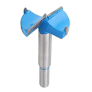 Qjaiune 1-1/16 Inch / 27mm Forstner Drill Bit, 1.0625 Inch Boring Bit Cutter Tungsten Carbide Wood Hole Saw Auger Opener, Woodworking Hole Opener Hinge Hole Cutter for Wood, Plastic, Plywood