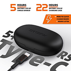 FREEDOTS. Open-Ear Earbuds, Wireless Ear Bluetooth Sport Headphones, Sweat Resistant Lightweight Open Earbud Headphones for Workouts and Running, Compatible with Apple & Android