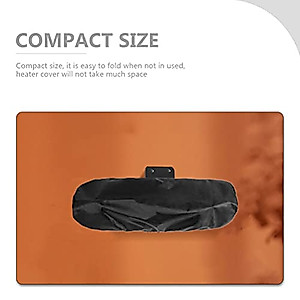 GANAZONO Electric Heater Protector Patio Heater Cover Cover Baseboard Heater Covers Stand up Heater Cover Outdoor Heat Lamp Cover Cover 420d Oxford Cloth Wall-mounted Appendix