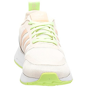 adidas Originals Multix Skate Shoe, Wonder White/Halo Blush/Signal Green, 5 US Unisex Little Kid