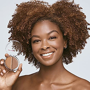 Ruby Kisses Cream Foundation 3D Face Creator 2-Color Foundation and Concealer, 12 Hour Wear Long Lasting, Medium to Full Coverage (Level 11)