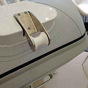 TANFEI Stainless Steel Anchor Chain Guide Wheel, Bow Anchor Roller for Yacht Docking Accessories