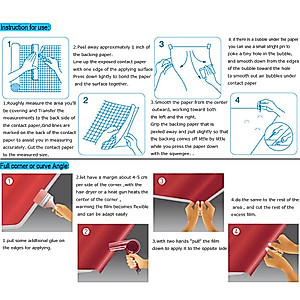 F&U Brushed Metal Look Contact Paper Film Vinyl Self Adhesive Backing Waterproof Metallic Gloss Shelf Liner Peel and Stick Wall Decal for Covering Counter Top Kitchen Cabinet (24 X 78.7 inch, Gold)