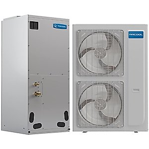 4 to 5 Ton 18 SEER Variable Speed MrCool Universal Central Heat Pump Split System - Upflow/Horizontal with Quick Connect Lineset - 35 Feet