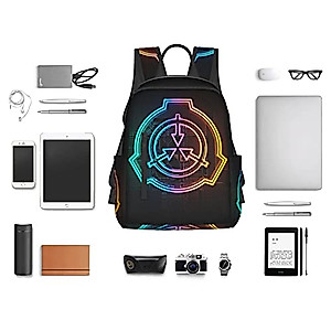 Reaesdenos S-C-P Laptop Backpack Travel Backpack School Backpack Large Backpack for Teen Boys and Girls