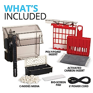 Fluval C3 Power Filter, Fish Tank Filter for Aquariums up to 50 Gal.