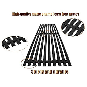 18 7/16" Emitter Plates & Infrared Grill Grates Replacement Parts for G515-4700-W1 G519-A400-W1 & G526-0007-W1 Charbroil Tru-Infrared 463270915, 463246909, 463246910, 463247009, 463247109, 3PCS Set