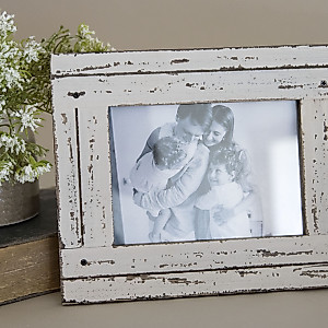 Foreside Home & Garden FFRD06209 5X7 Heartland Photo Frame White