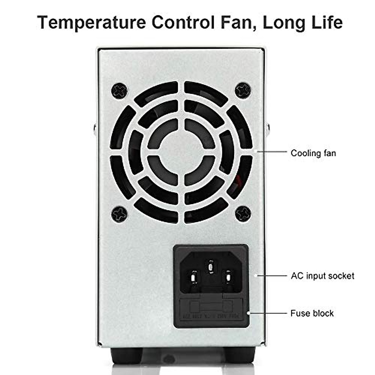 IPSXP DC Power Supply Variable, Adjustable Switching Regulated Power Supply（0-30 V 0-5 A）, KPS1202D Adjustable Switching Regulated DC Power Supply Digital, Data Hold - 220V with Alligator Leads