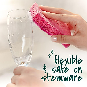 Scotch-Brite Brite Delicate Care Scrub Sponge 3/Pkg, 3 Count (Pack of 1)