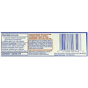 Crest Cavity Protection Regular Toothpaste, 2.9 oz - Pack of 4