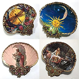 Giftvest 10PCS Sea Shells White Scallop Shells for Crafts Baking Cooking Serving Food, 4-5 inch Large Natural Seashells for DIY Crafts Seashell Beach Decorations for Home Decor