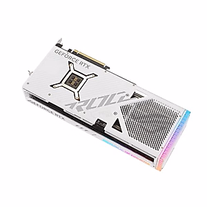 ASUS ROG Strix GeForce RTX™ 4090 White OC Edition Gaming Graphics Card (PCIe 4.0, 24GB GDDR6X, HDMI 2.1a, DisplayPort 1.4a)
