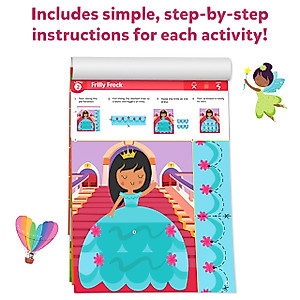 Skillmatics Art & Craft Kit - Snip, Snip Unicorns & Princesses, Practice Scissor Skills with Activity Book, Gifts for Toddlers, Girls & Boys Ages 3, 4, 5, 6, 7