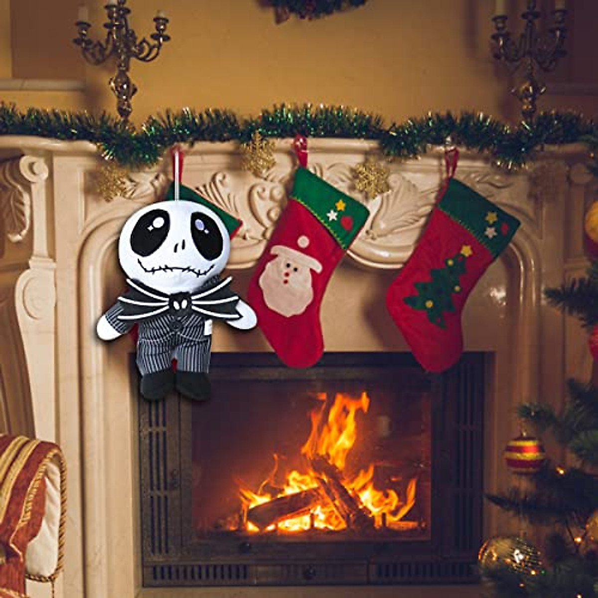 Jack Skellington Plush Doll,9''Before Christmas,Pumpkin King Plush Stuffed Toys for Children Fans,Gift for Birthday Christmas, New Year