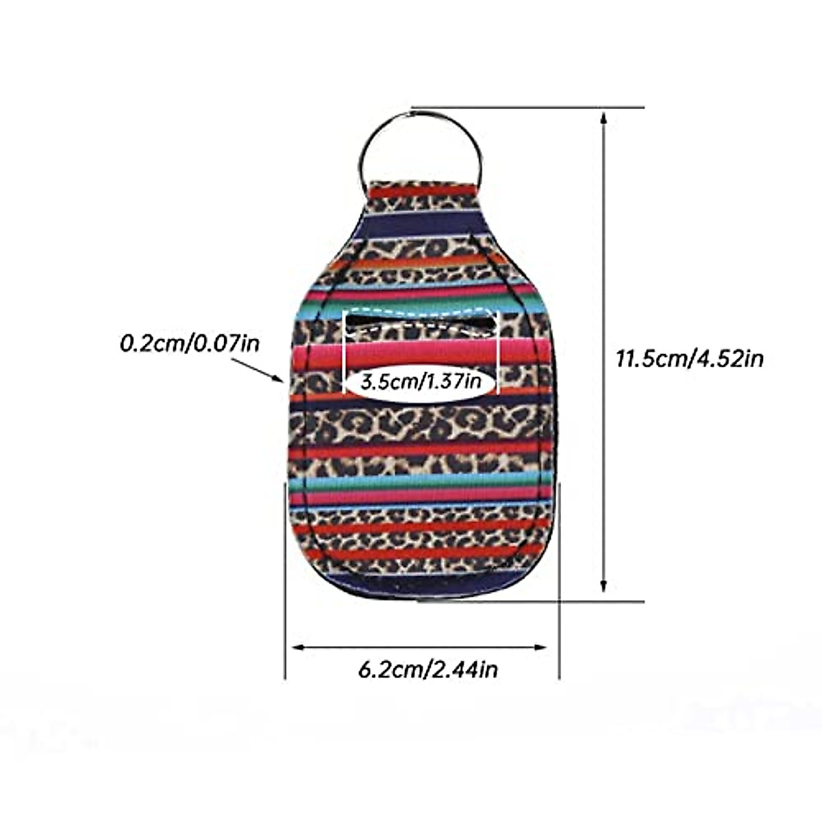 Johtae Makeup Pallet Organizer Holder for Lipstick Lip Balm Gloss Holder Stocking Stuffers Gift for Women Holder Keychains Lipstick Holder Keychains with Metal Makeup Storage Organizer (D, One Size)