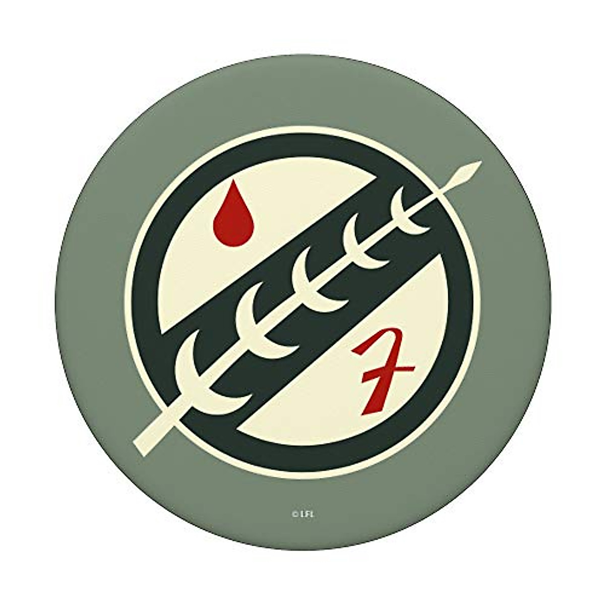 Star Wars Boba Fett Logo PopSockets PopGrip: Swappable Grip for Phones & Tablets