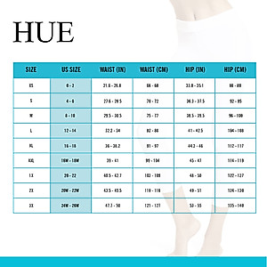 HUE Women's Plus Size Wide Waistband Blackout Cotton Capri Leggings, Assorted, White, 2X