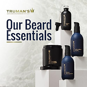 Truman's Gentlemen's Groomers - Men's Shave Cream - Ultimate Smooth Close Shave - Eliminates Razor Burn, Clogged Pores, Breakouts - Coconut and Eucalyptus Oils 6oz