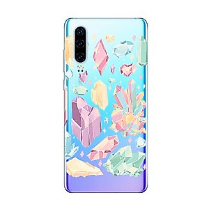 Oihxse Case for Huawei Y7 2019/Y7 Prime 2019, Transparent Silicone TPU Bumper Case Ultra Thin Crystal Clear Anti-Shock Protective Cover (A8)