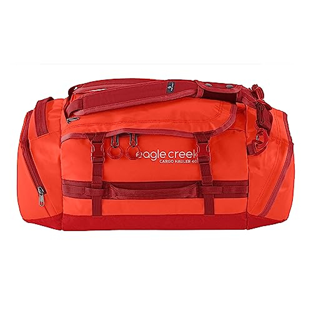 Eagle Creek Cargo Hauler 60L Duffel Bag for Travel with Made with Water-Repellent, Abrasion-Resistant TPU Fabric with Backpack Straps and U-Lid with Storm Flaps, Rising Sun