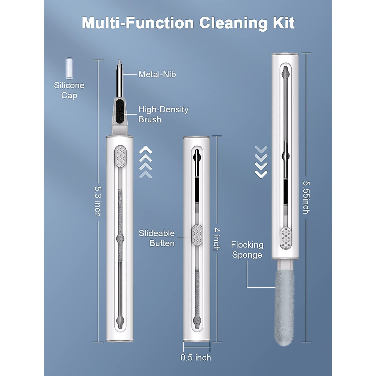 Link Dream Cleaner Kit for AirPods Pro AirPods 3 2 1 Cleaning Pen Kit for AirPod Samsung Sony Earbud Earphone iPhone and Other Mobile Phone