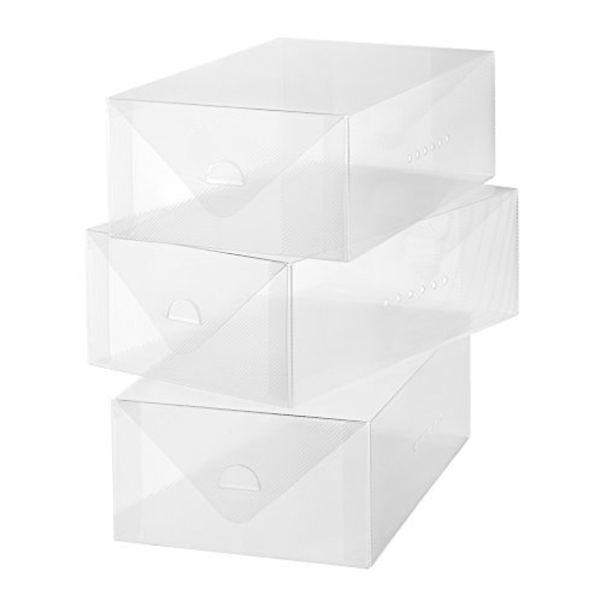 Whitmor Clear Vue, Men's Shoe Box (3-Set)