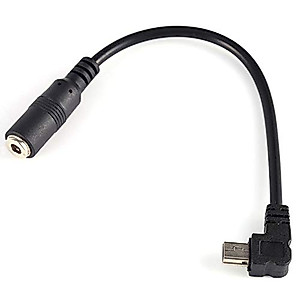 Pomya External Microphone Clip On Mic with Adapter Cable, Camera Microphone for Action Cameras Compatible with for GOPRO Hero4 3/3+