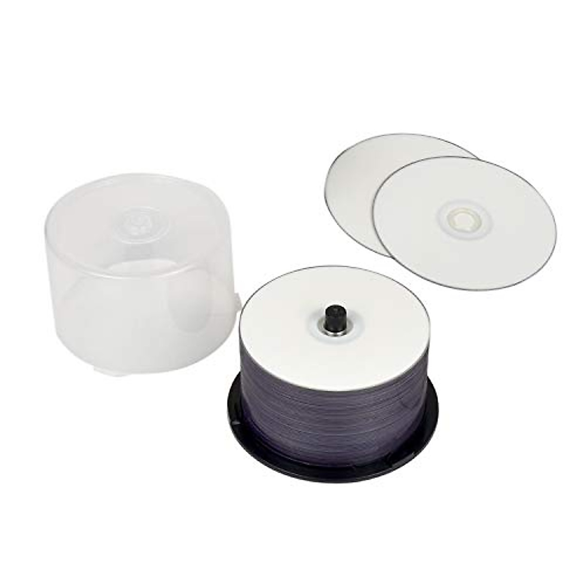 XtremPro DVD+R DL 8X 8.5GB 240min Recordable & White Inkjet Printable Double Layer DVD 50 Pack Blank Discs in Spindle - 11127, Portable Easy to Use