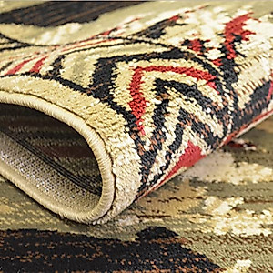 Mayberry Rug Blowing Rock Area Rug, 2'3"x3'3", Red