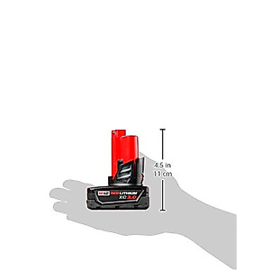 Milwaukee 48-11-2412 Twin Pack of 3.0 Amp Hour Extended Capacity 12V Lithium Ion Batteries
