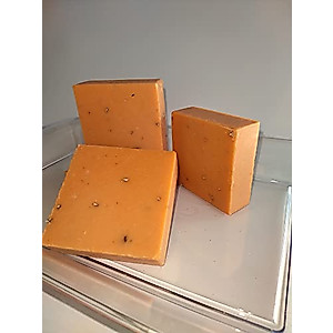 Ndongscsay Premium Handmade 5 oz Vegan Scented Soap Bar- Men/Women -3 Turmeric Honey & Orange Natural Soap Bars - 3pk Bundle