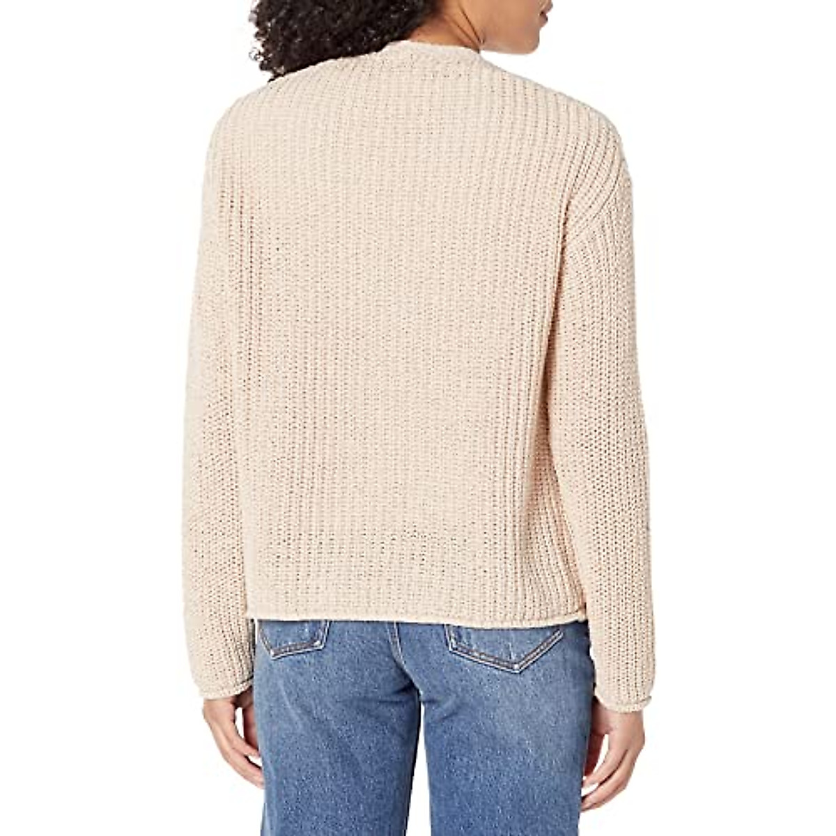 Velvet by Graham & Spencer womens Terrah Tape Yarn Shawl Cardigan Sweater, Tea, Large US