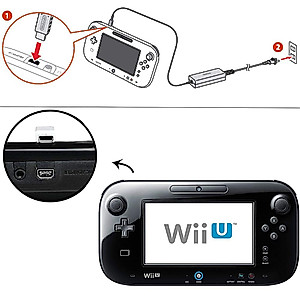 Charger for Nintendo Wii U Gamepad, Replacement Power Supply AC Adapter Wall Charger for Nintendo Wii U Gamepad Controller