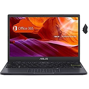 ASUS 2022 Vivobook Go 11.6" Ultra-Thin Light Business Student Laptop Computer, Intel Celeron N4020 Processor, 12Hours Battery, Win11S+1 Year Office 365 Personal, Black (192GB Storage)
