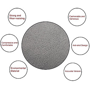 Diydeg 360 ° Rotation Antiskid Swivel Seat Cushion, Rotating Chair Pad, Relieve Pain 150kg Load Removable Office for Car Home Use