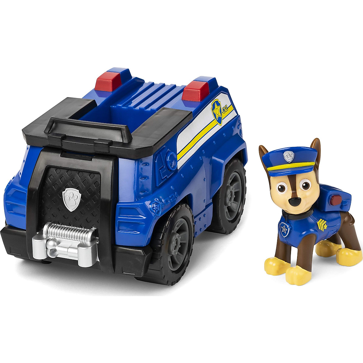 Paw Patrol, Chase’s Patrol Cruiser Vehicle with Collectible Figure, for Kids Aged 3 and Up