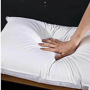 CHUNYU Natural White Goose Down Pillow Five-Star Hotel Feather Pillows Bedding for Home Sleeping 48x74cm 1pc