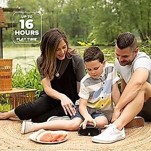 Altec Lansing Mini LifeJacket Jolt Bluetooth Speaker with Qi, Wireless, Waterproof, Portable, Speakers, Loud Volume, Strong Bass, Rich Stereo System, Microphone, 16 Hour Battery, 100 ft Range, Gray