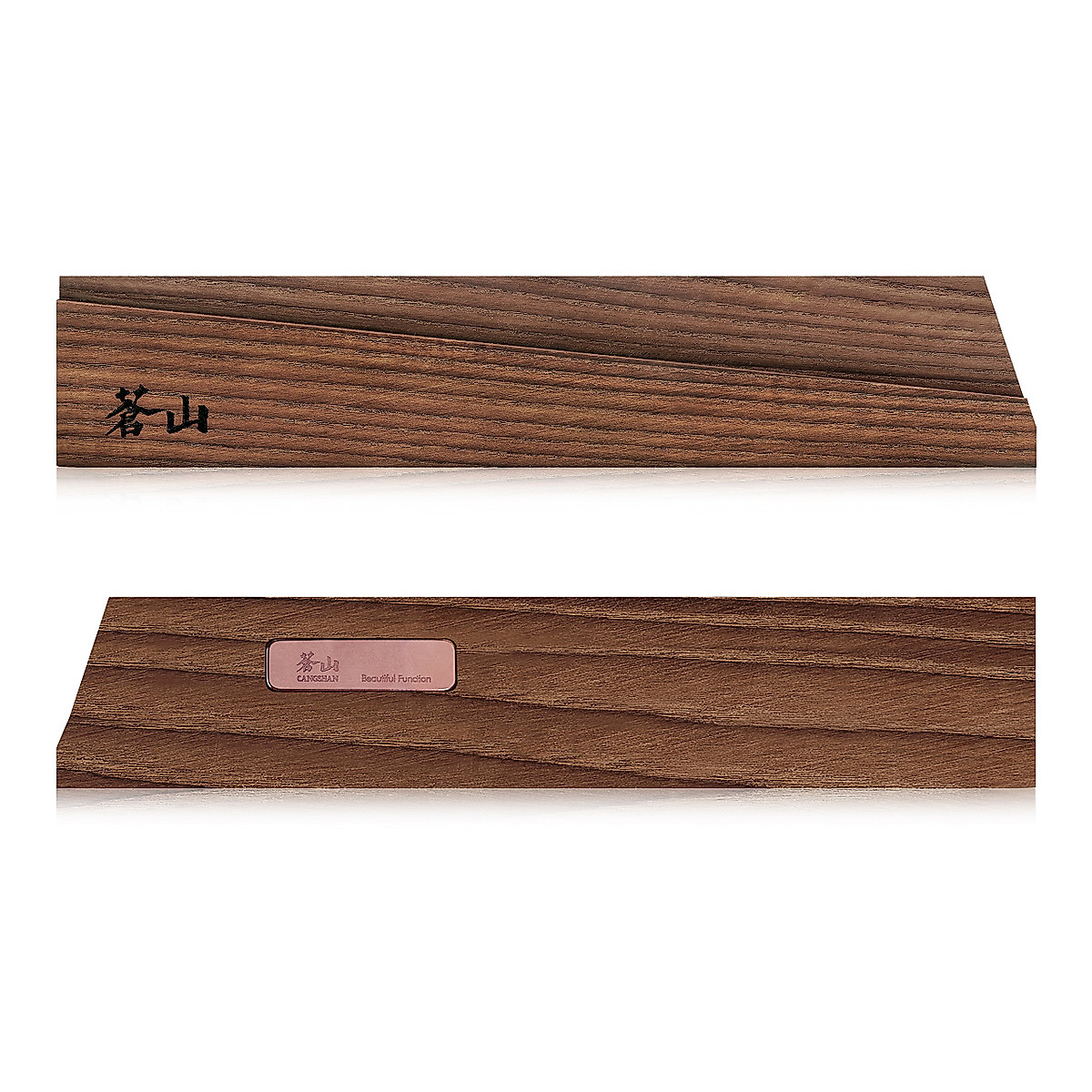 Cangshan 1021523 Solid Ash Wood Magnetic ANCHOR Knife Sheath Only for 9-Inch Carving Knife