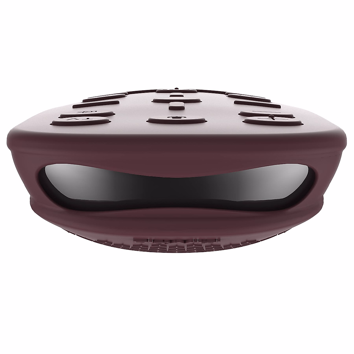 PlayVital Silicone Protective Remote Case for ps5 Media Remote Cover, Ergonomic Design Full Body Protector Skin for ps5 Remote Control - Wine Red