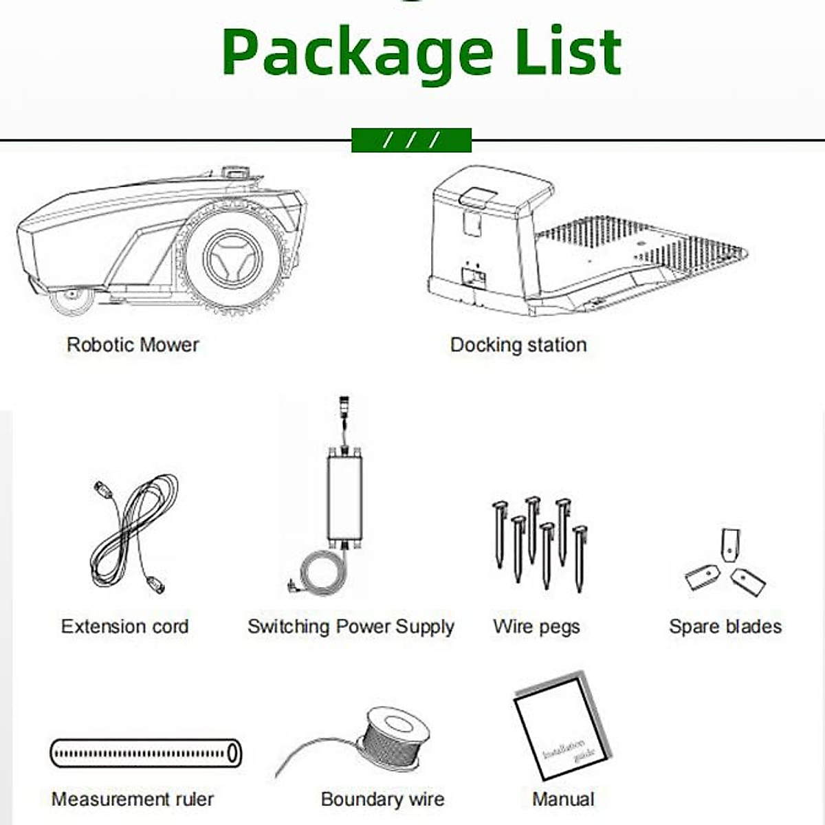 Automatic Robotic Lawn Mower, App Control, with Virtual Boundaries, Ultra-Quiet, Route Plan, Automatic Charging, for Small to Medium Yards