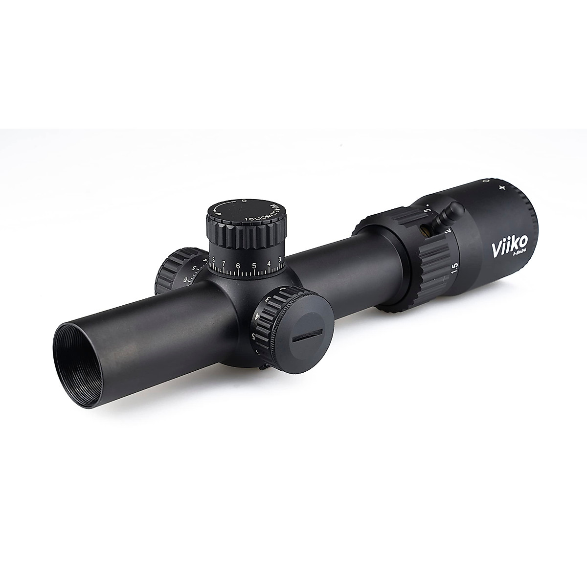 Viiko Extremar 1-5x24 Rifle Scope LPVO Taitical Mildot Reticle Wide FOV Flip Lens Cover