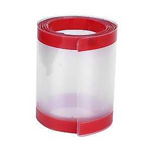 Anti Pinch Door Strip, Safety Door Hinge Protector Cover Kindergarten Door Pinch Guard Prevents Finger (Door Back Transparent 120x10cm)